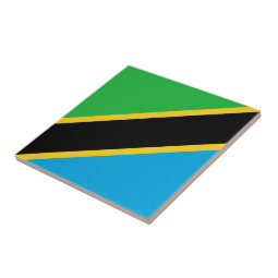 Tanzania Flag Tile | Zazzle
