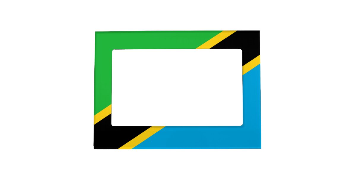 Tanzania – Tanzanian Flag Magnetic Frame | Zazzle