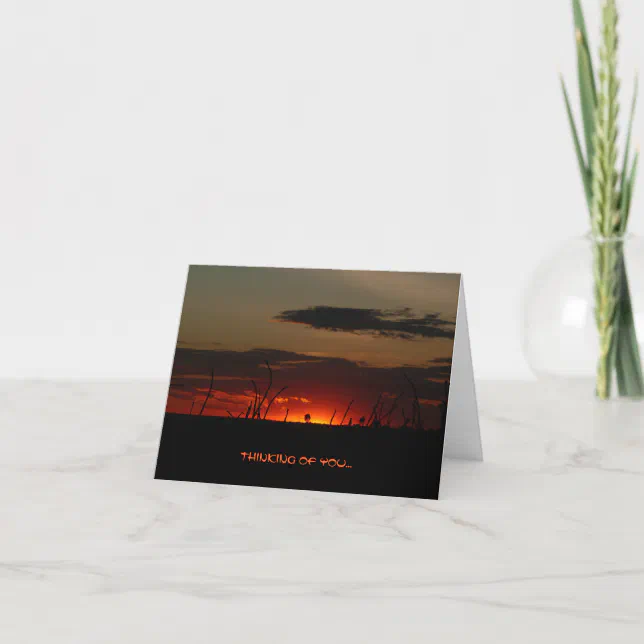 Tanzanian Sunset Card | Zazzle