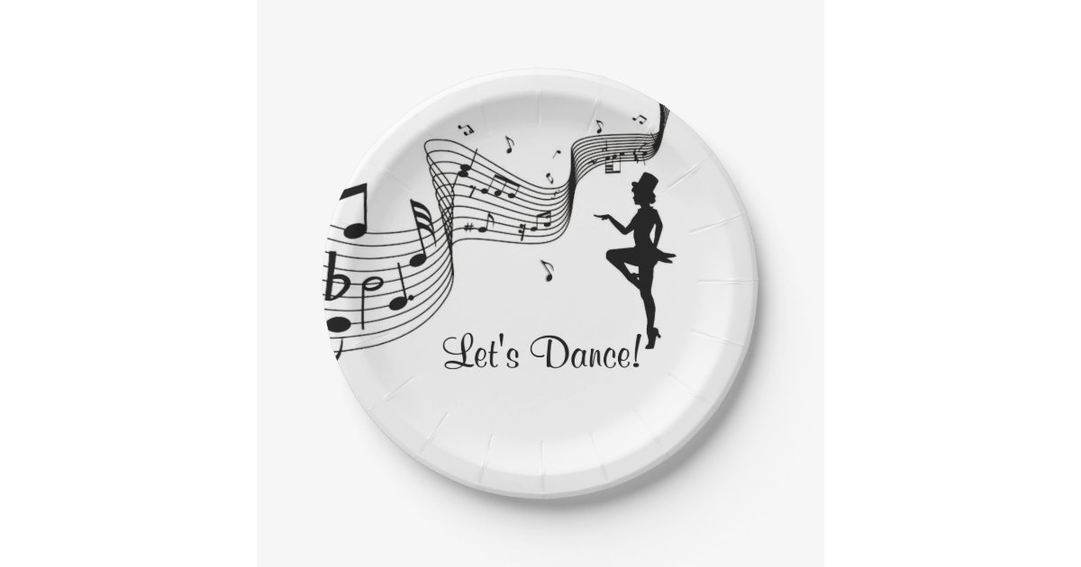 Tap Dance 3 Paper Plates | Zazzle