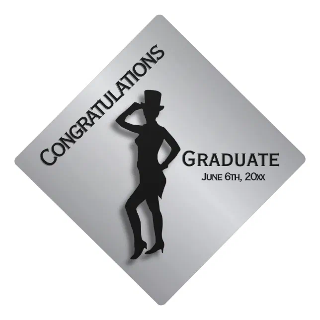 Tap Dance Congratulations Graduate Graduation Cap Topper | Zazzle