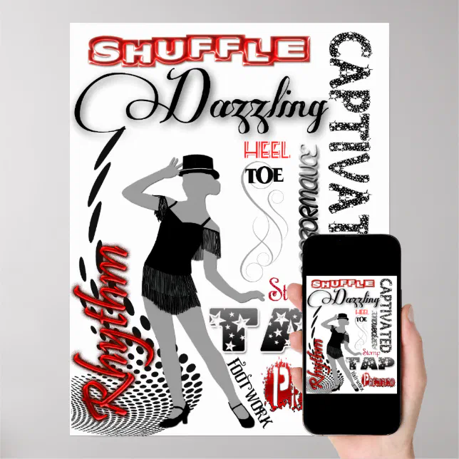 TAP Dancing Poster | Zazzle