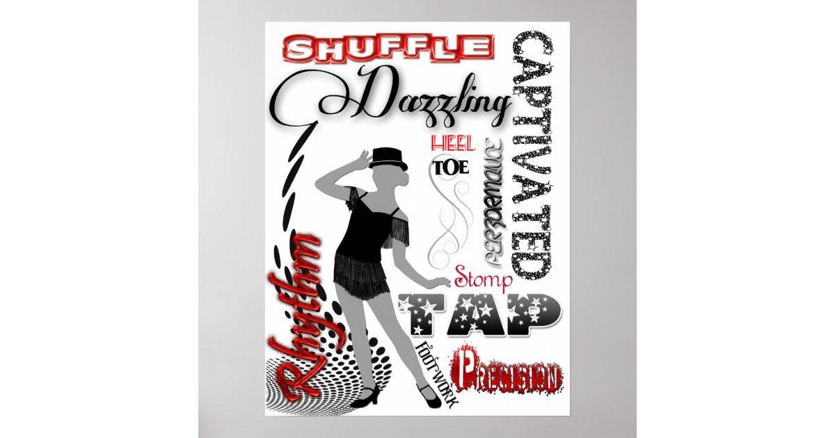 TAP Dancing Poster | Zazzle