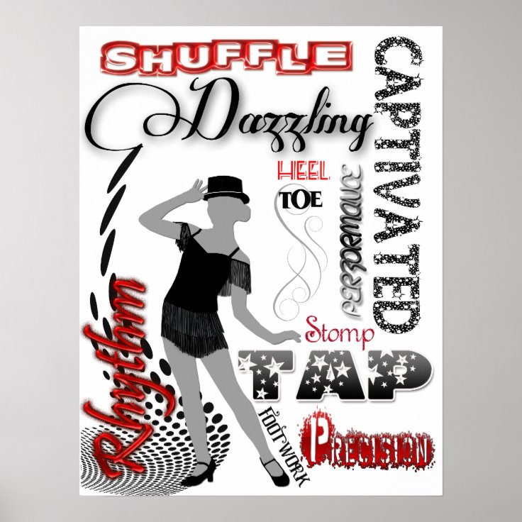 TAP Dancing Poster | Zazzle