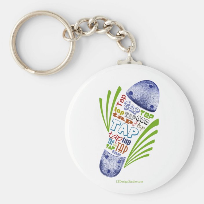 Tap Shoe - Keychain | Zazzle.com