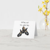 TAP SHOES ARE TAPPING OUT THIS BIRTHDAY GREETING CARD | Zazzle