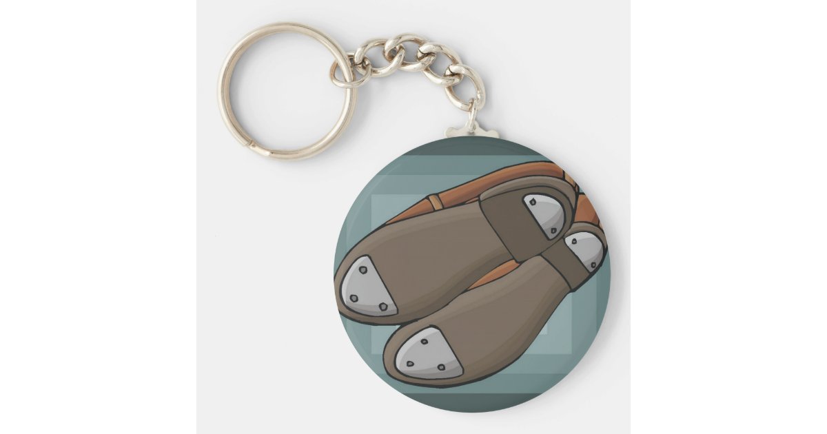 Tap Shoes Keychain | Zazzle