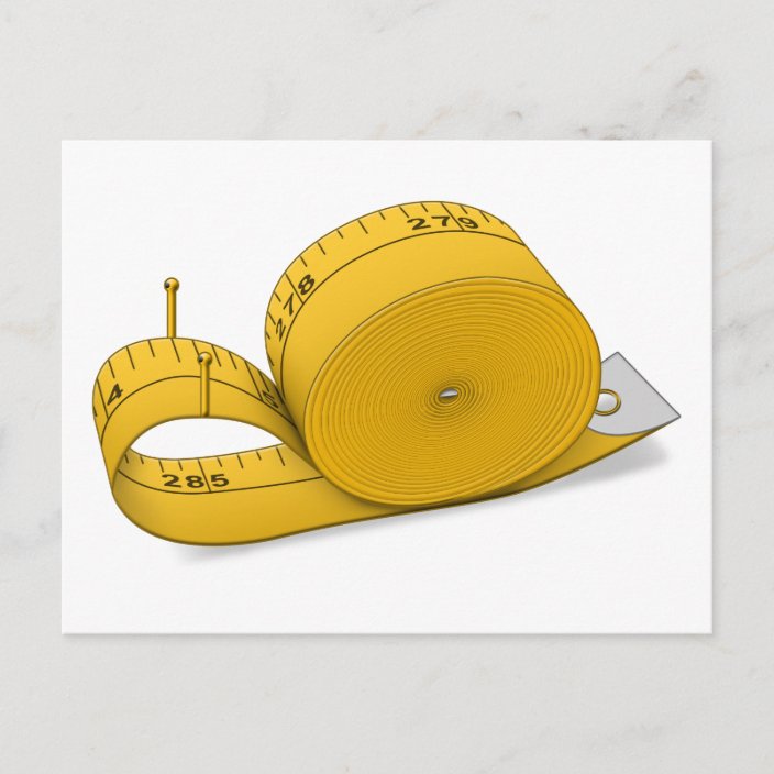 Tape Measure Snail Postcard | Zazzle