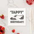 Tappy Happy Birthday Bday Tap Dance Tapdance Shoe Napkins | Zazzle