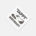 Tappy Happy Birthday Bday Tap Dance Tapdance Shoe Napkins | Zazzle