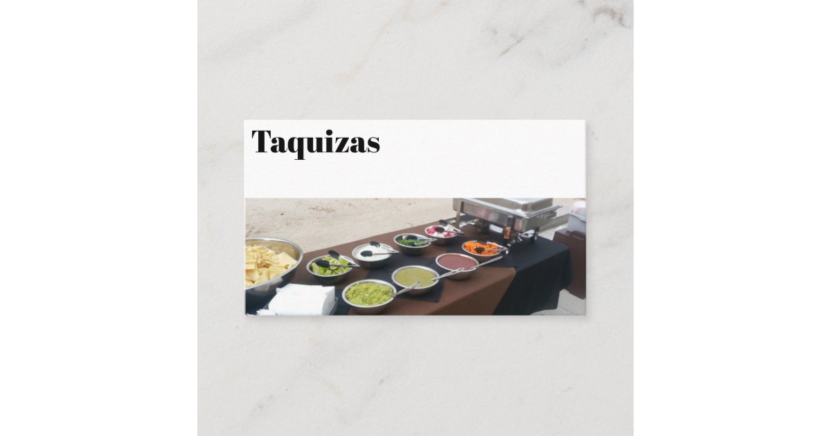 Taquiza Business Card | Zazzle