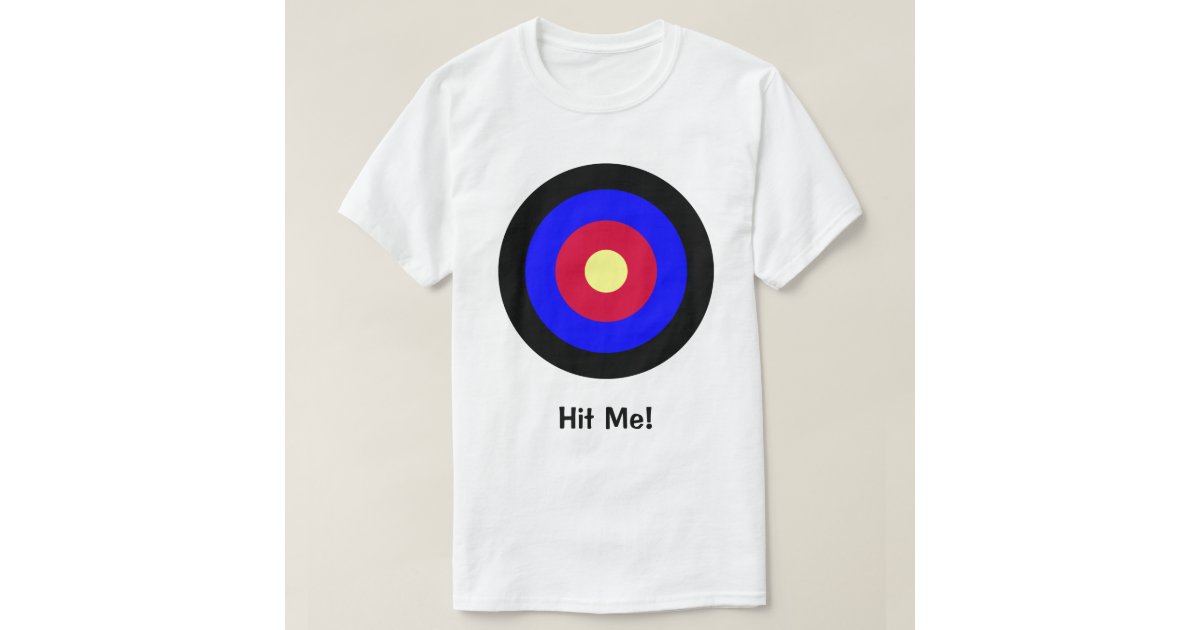 Target Bullseye customizable t-shirt 1-sided | Zazzle