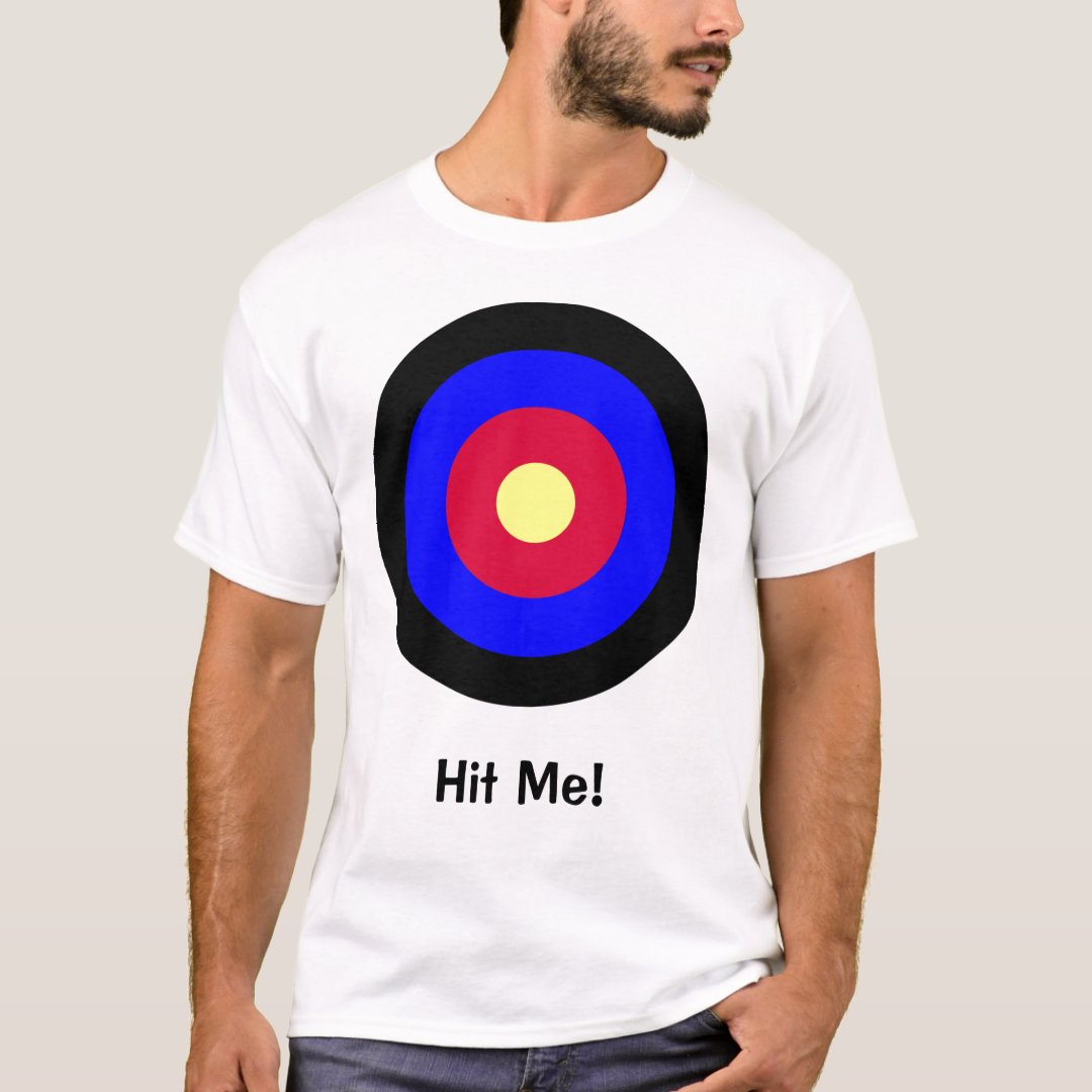 Target Bullseye customizable t-shirt 1-sided | Zazzle