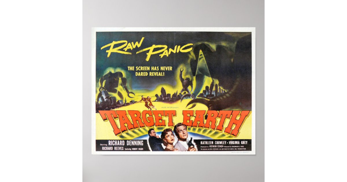 Target Earth Poster | Zazzle