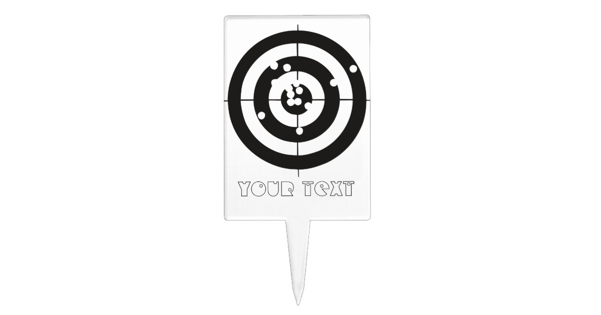Target Practice Cake Topper | Zazzle
