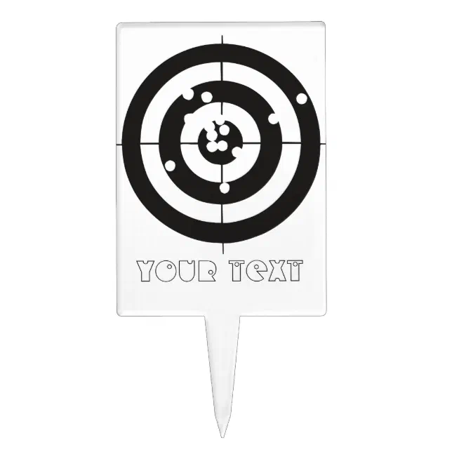 Target Practice Cake Topper | Zazzle