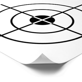 Target practice poster | Zazzle