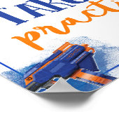 Target Practice Sign | Dart Gun Party | Zazzle