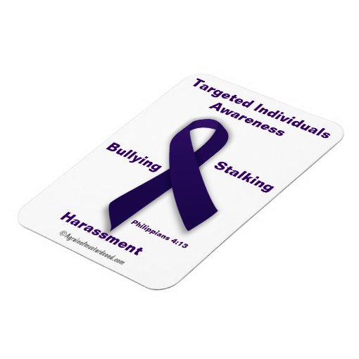 Targeted Individuals Awareness Phil 4:13 Magnet | Zazzle