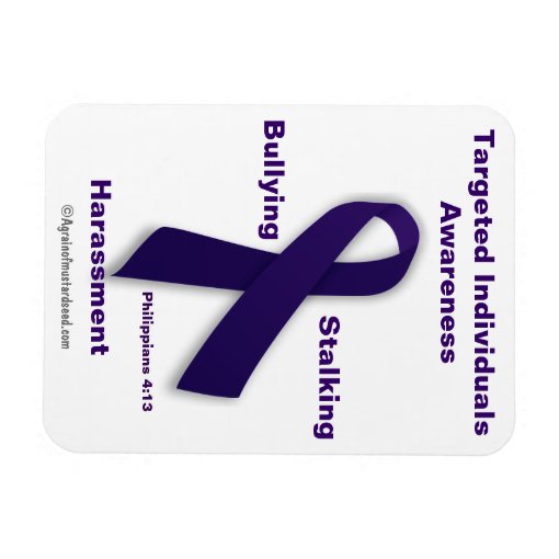 Targeted Individuals Awareness Phil 4:13 Magnet | Zazzle