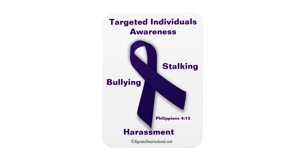 Targeted Individuals Awareness Phil 4:13 Magnet | Zazzle
