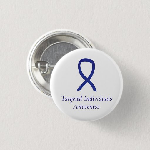 Targeted Individuals Awareness Ribbon Custom Pins | Zazzle