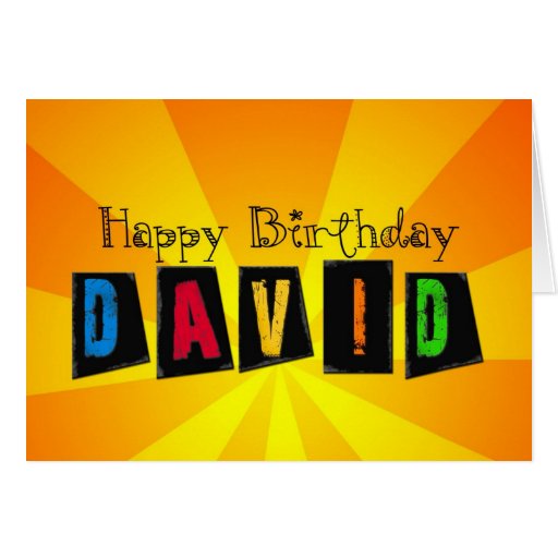 Imágenes de cumpleaños david - Imagui