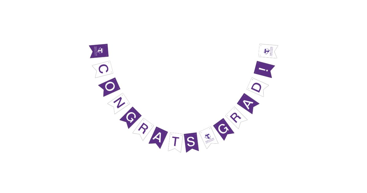 Tarleton State University Logo | Purple T Texas Bunting Flags | Zazzle