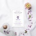 Tarleton State University Logo | Purple T Texas Foil Invitation | Zazzle