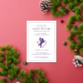 Tarleton State University Texan Rider | Texas Map Foil Invitation | Zazzle