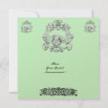TAROT/ ANTIQUE FLORENTINE GROTESQUE FANTASY INVITATION | Zazzle