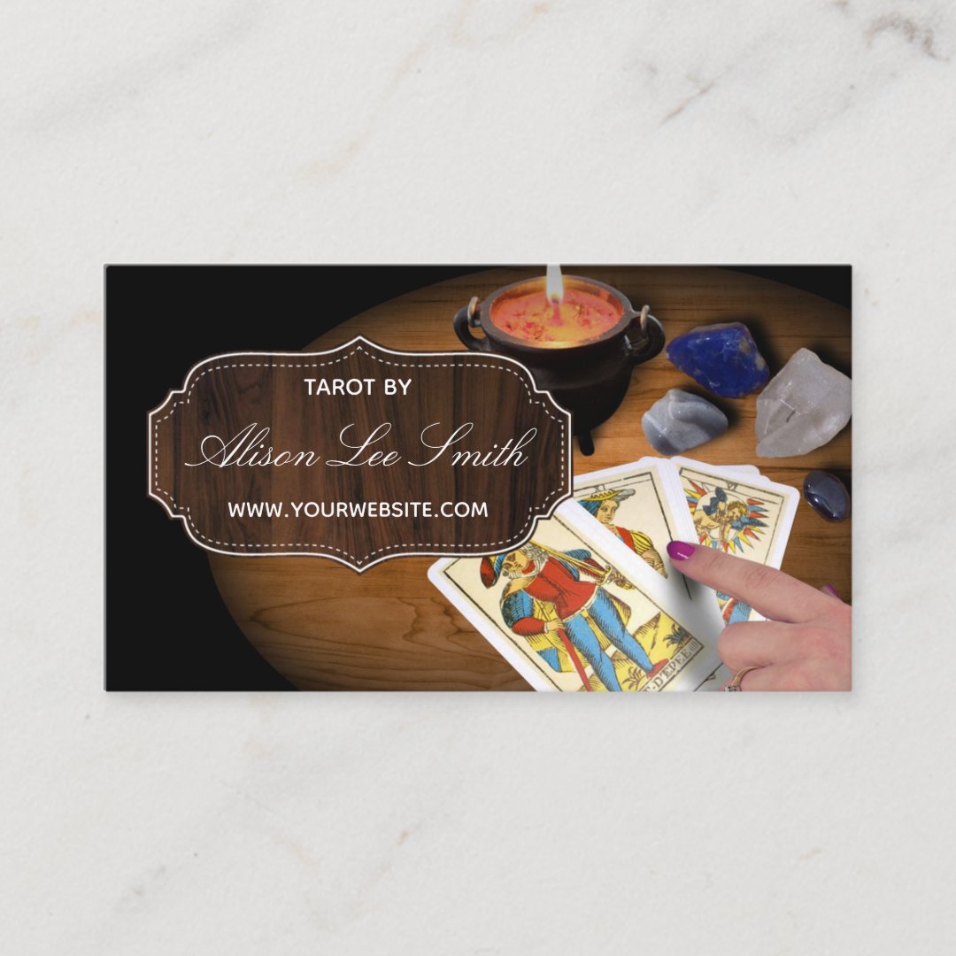 Tarot, astrology, Astrologer Business Card | Zazzle