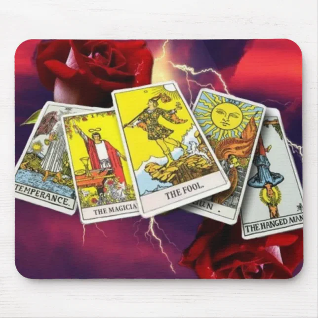 Tarot card mousepad | Zazzle
