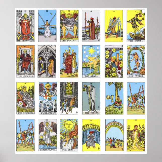 Tarot Card Poster | Zazzle