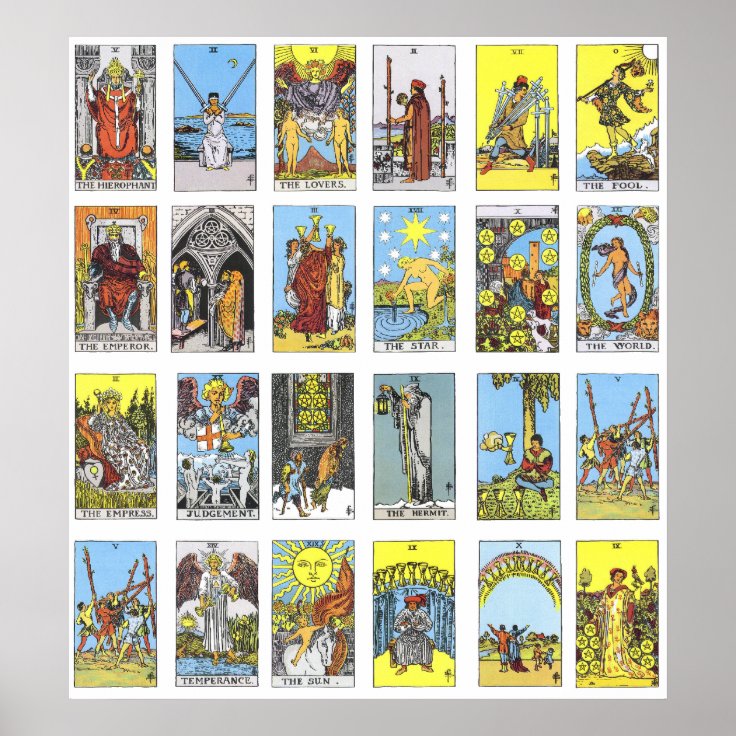 Tarot Card Poster | Zazzle