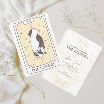 Tarot Cards | Bridal Shower | Wedding | Neutrals | Zazzle