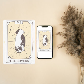 Tarot Cards | Bridal Shower | Wedding | Neutrals | Zazzle
