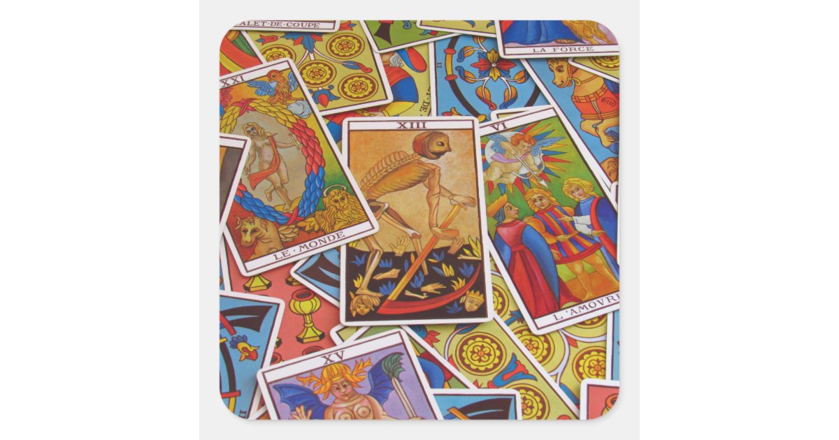 tarot cards stickers | Zazzle