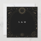 Tarot Gold Elegant Wedding Invitation | Zazzle