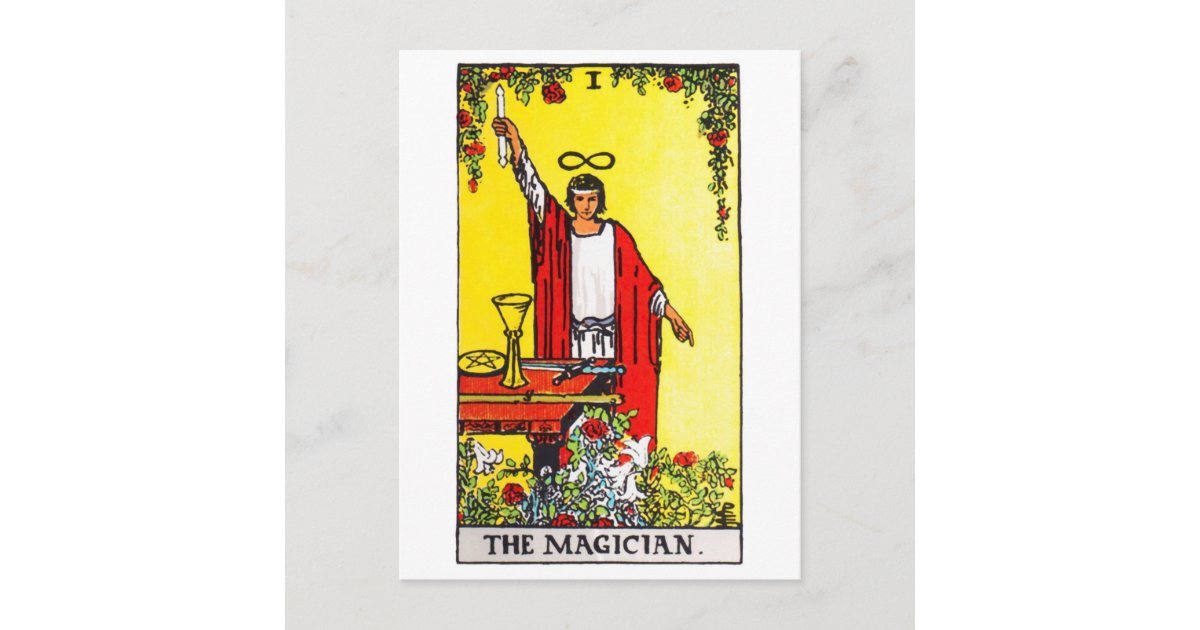 tarot-magician postcard | Zazzle