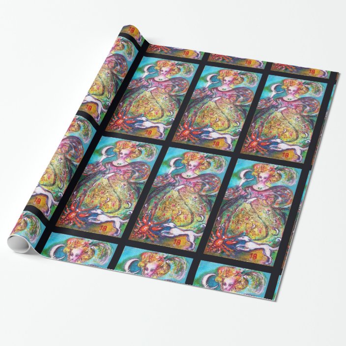 TAROTS OF THE LOST SHADOWS / THE MOON LADY WRAPPING PAPER | Zazzle.com