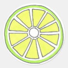 Lime Slice Stickers | Zazzle.com