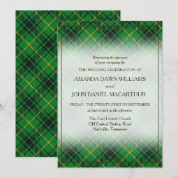 Tartan Beauty Clan Arthur MacArthur Scottish Plaid | Zazzle