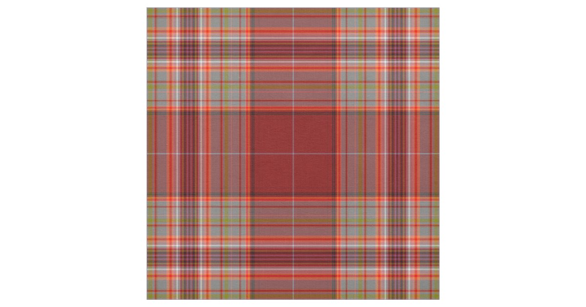 Tartan Plaid Fabric | Zazzle