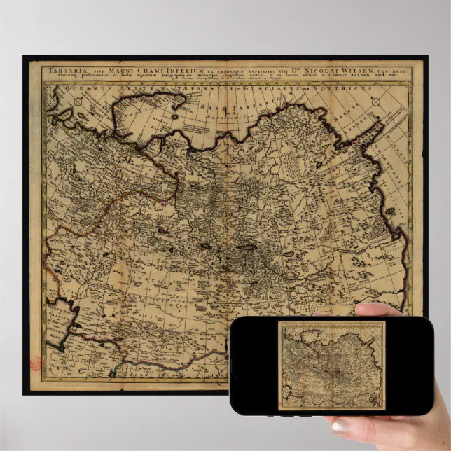 Tartaria (Russia) Map Poster | Zazzle