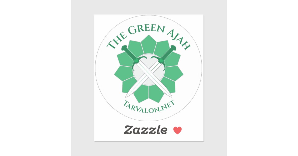 TarValon.Net Simplified Green Vinyl Sticker | Zazzle