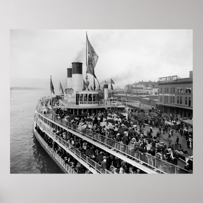 Tashmoo in Detroit, 1900 Poster | Zazzle.com