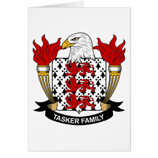 Tasker Family Crest | Zazzle.com