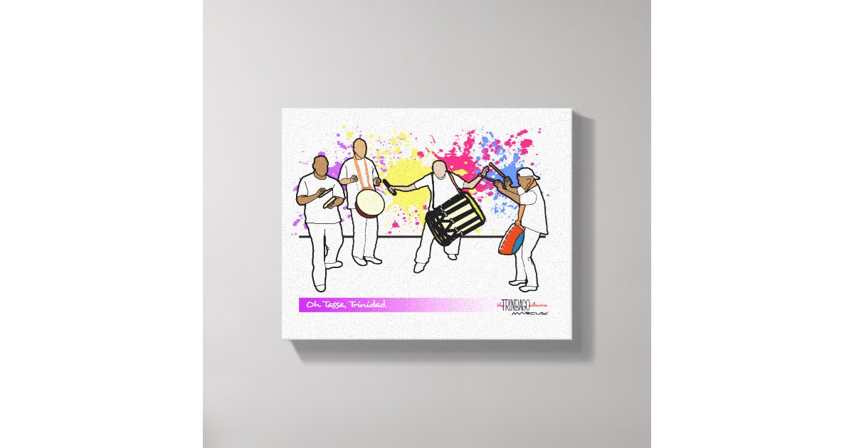 Tassa Band, Trinidad & Tobago Canvas Print | Zazzle