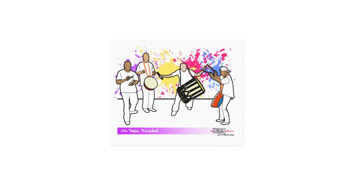 Tassa Band, Trinidad & Tobago Canvas Print | Zazzle